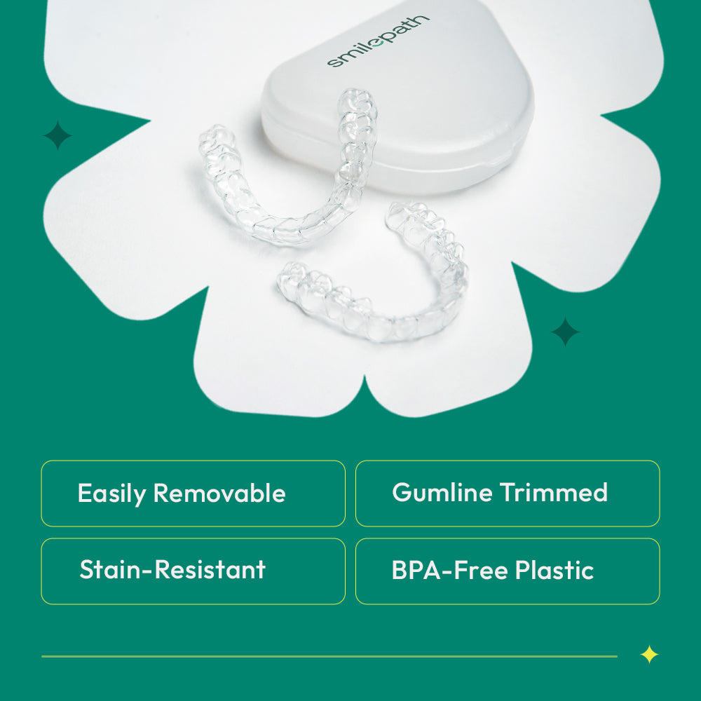 Teeth straightening with Smilepath Flex Easy